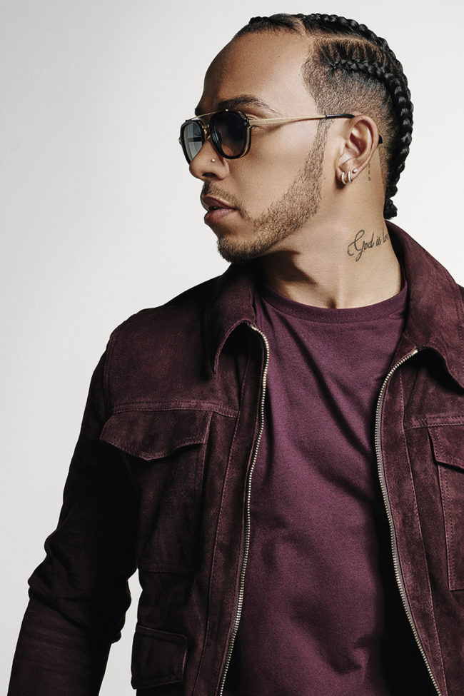 Police x Lewis Hamilton, las gafas de un piloto de Fórmula 1