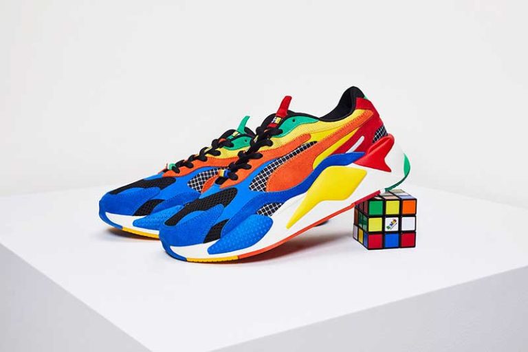 Puma x Rubik, un homenaje al famoso cubo de Rubik, icono pop
