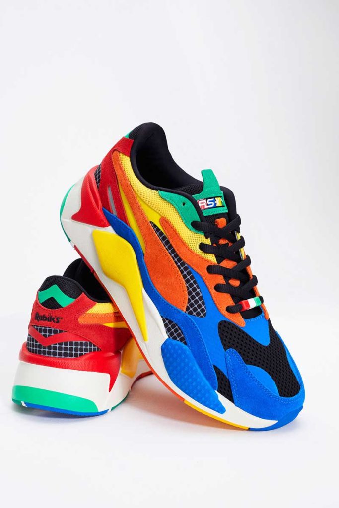 Puma x Rubik, un homenaje al famoso cubo de Rubik, icono pop