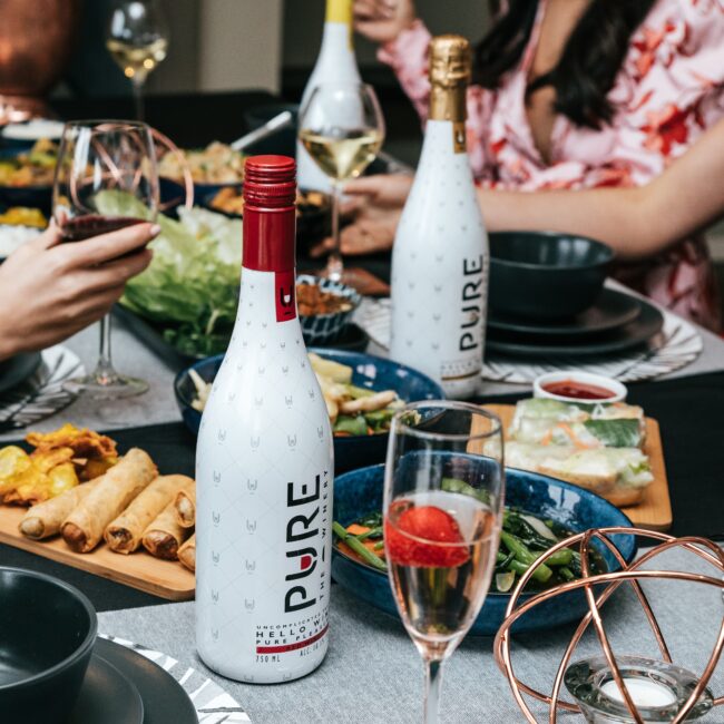 El vino vegano y sin azúcar se llama Pure The Winery