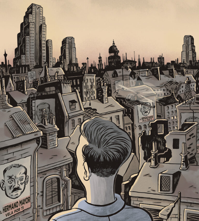 La eterna distopía "1984" de George Orwell llevada al comic por Fido Nesti