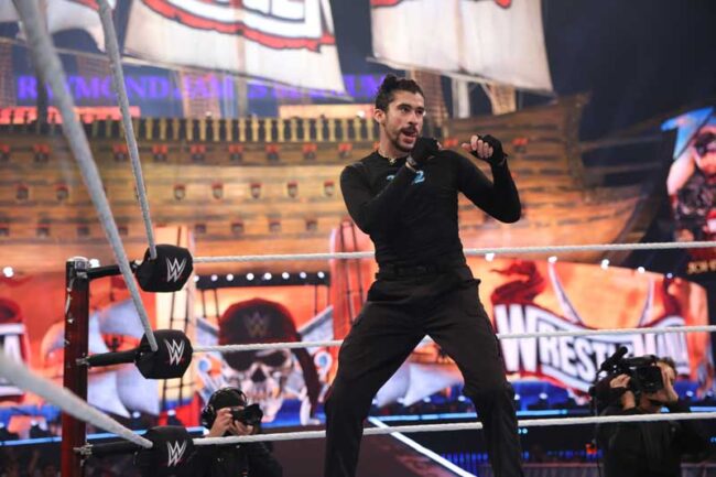 Bad Bunny como luchador profesional de Wrestling en Wrestlemania