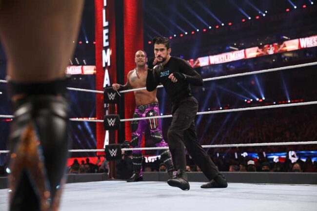 Bad Bunny como luchador profesional de Wrestling en Wrestlemania