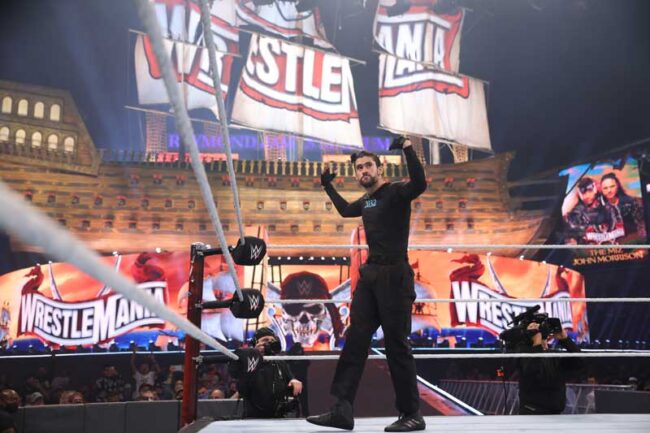 Bad Bunny como luchador profesional de Wrestling en Wrestlemania