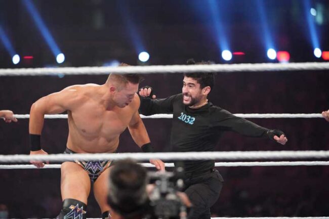 Bad Bunny como luchador profesional de Wrestling en Wrestlemania