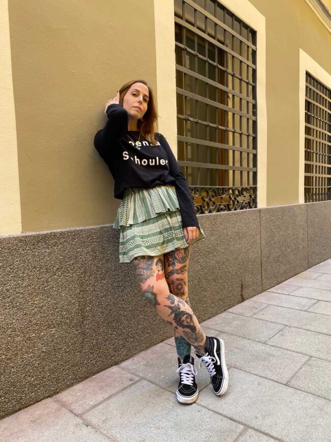 Matilda Edge es la chica con mejores tatuajes y embajadora de Zalando