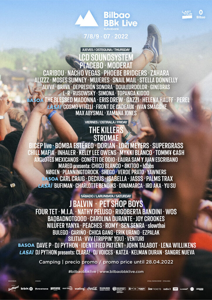 Bilbao BBK Live 2022: Artistas, fechas y cartel completo de su 15ª edición