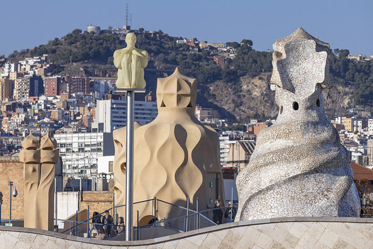 Jaume Plensa en la Fundació Catalunya La Pedrera, de Barcelona