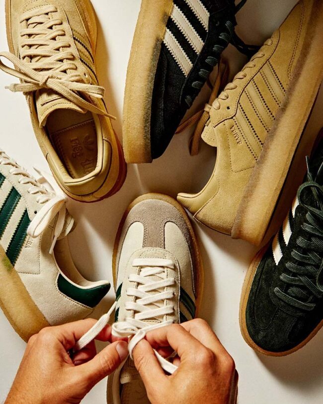 adidas X Clarks Originals X Ronnie Feig firman la Samba de la temporada