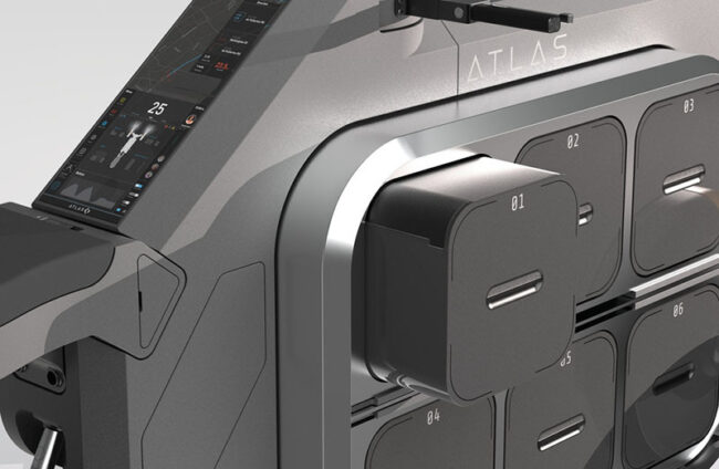 Atlas es un scooter eléctrico de tres ruedas creado por Drake Dong