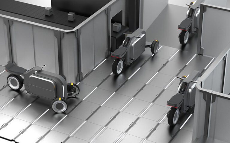 Atlas es un scooter eléctrico de tres ruedas creado por Drake Dong