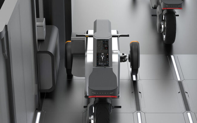 Atlas es un scooter eléctrico de tres ruedas creado por Drake Dong