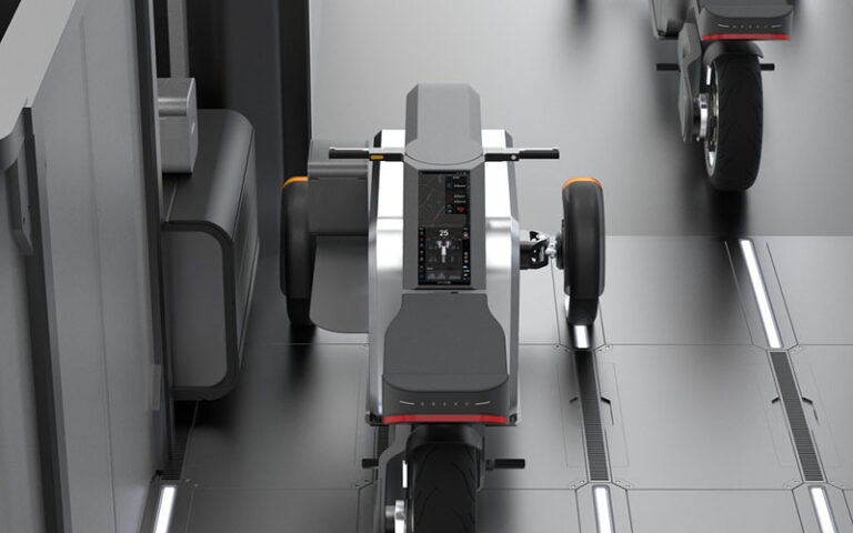 Atlas es un scooter eléctrico de tres ruedas creado por Drake Dong