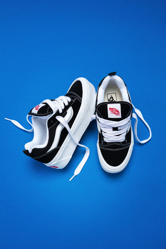 Las Vans Knu Stack mezclan nostalgia retro con una plataforma tendencia