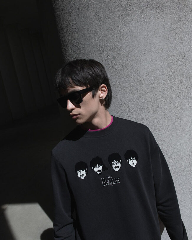 Antony Morato X The Beatles explora la psicodelia desde el minimalismo