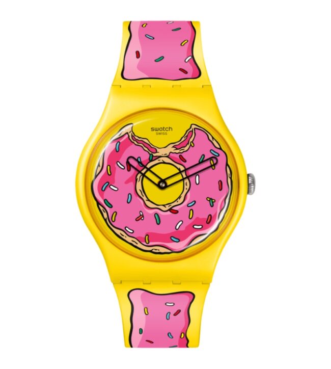 Swatch X Los Simpsons presentan un reloj que nos hace agua la boca
