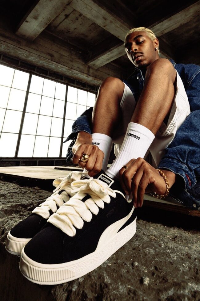 Las nuevas Suede XL de Puma X Pleasures mezclan legado con rebeldía