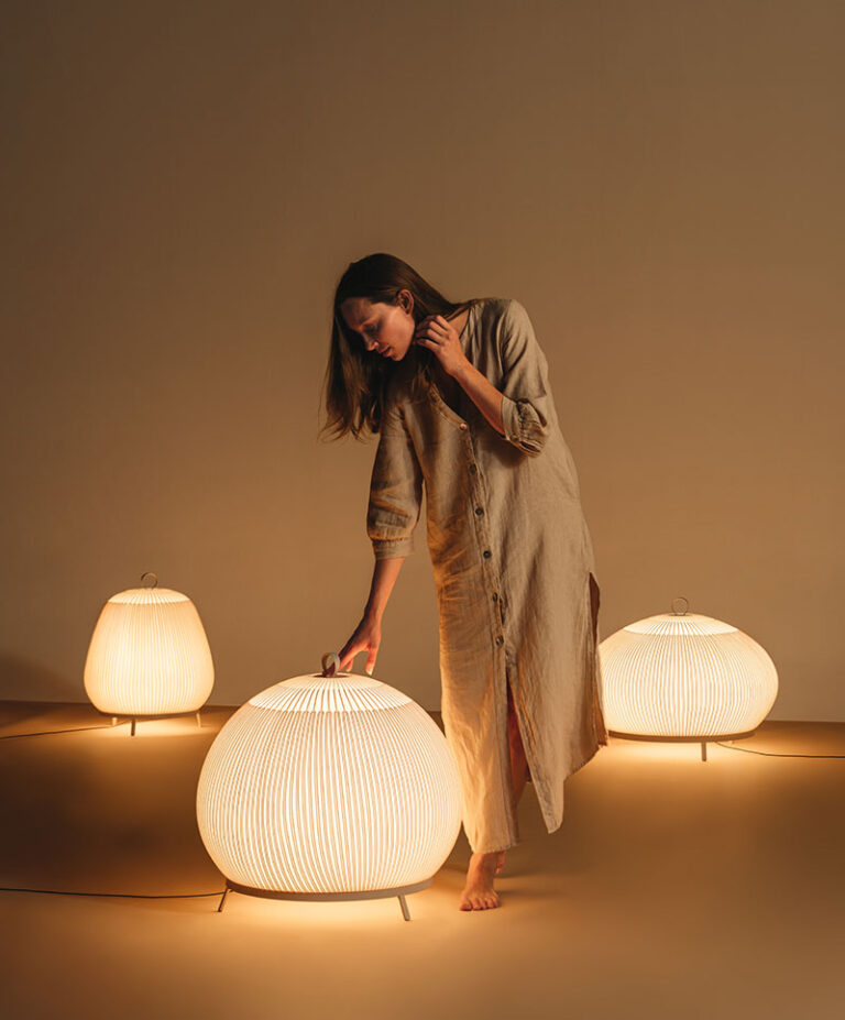 Meike Harde diseña Knit: la colección de luminarias para Vibia