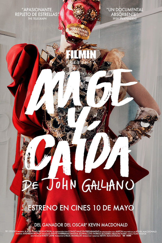 "Auge y caída de John Galliano" el documental en cines el 10 de mayo