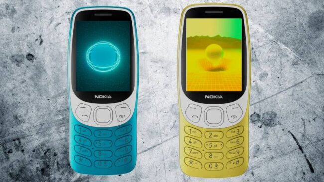 El mítico Nokia 3210 regresa 25 años después pero con conexión 4G