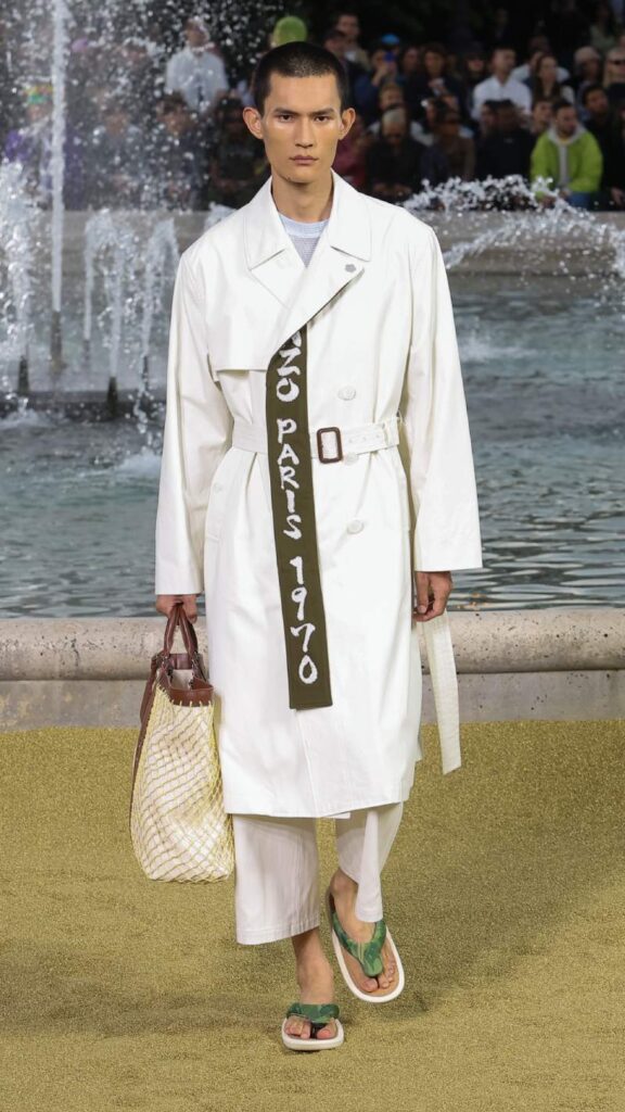 Kenzo SS25: un estudio de oriente, occidente, el pasado y el presente