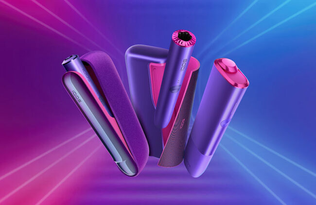 Así es la premiada edición limitada Iqos Iluma Neon Purple