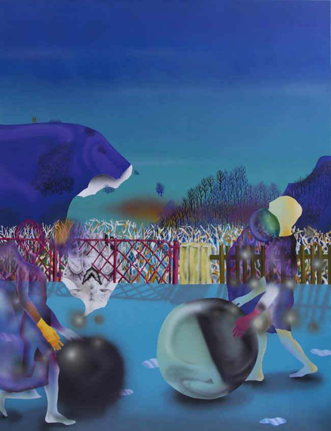 Obra pictórica del artista checo Jakub Masker, aka 'Masker'